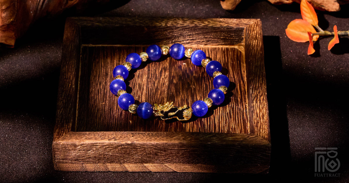 Blue Gemstones with Pixiu: Meaningful Combinations for Luck, Clarity ...